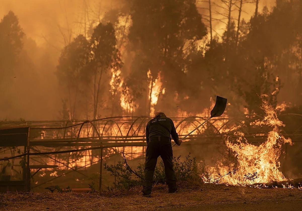 Spain burns for ninth consecutive day with more than 40 active forest fires, four dead and ...
